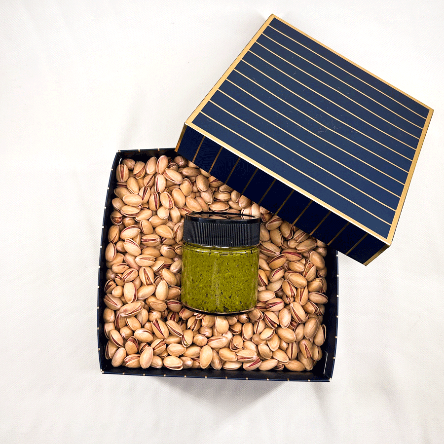 Özel Siirt Fıstık & Ezme Seti | Doğal & Hediyelik Kutu - Ben Gurme